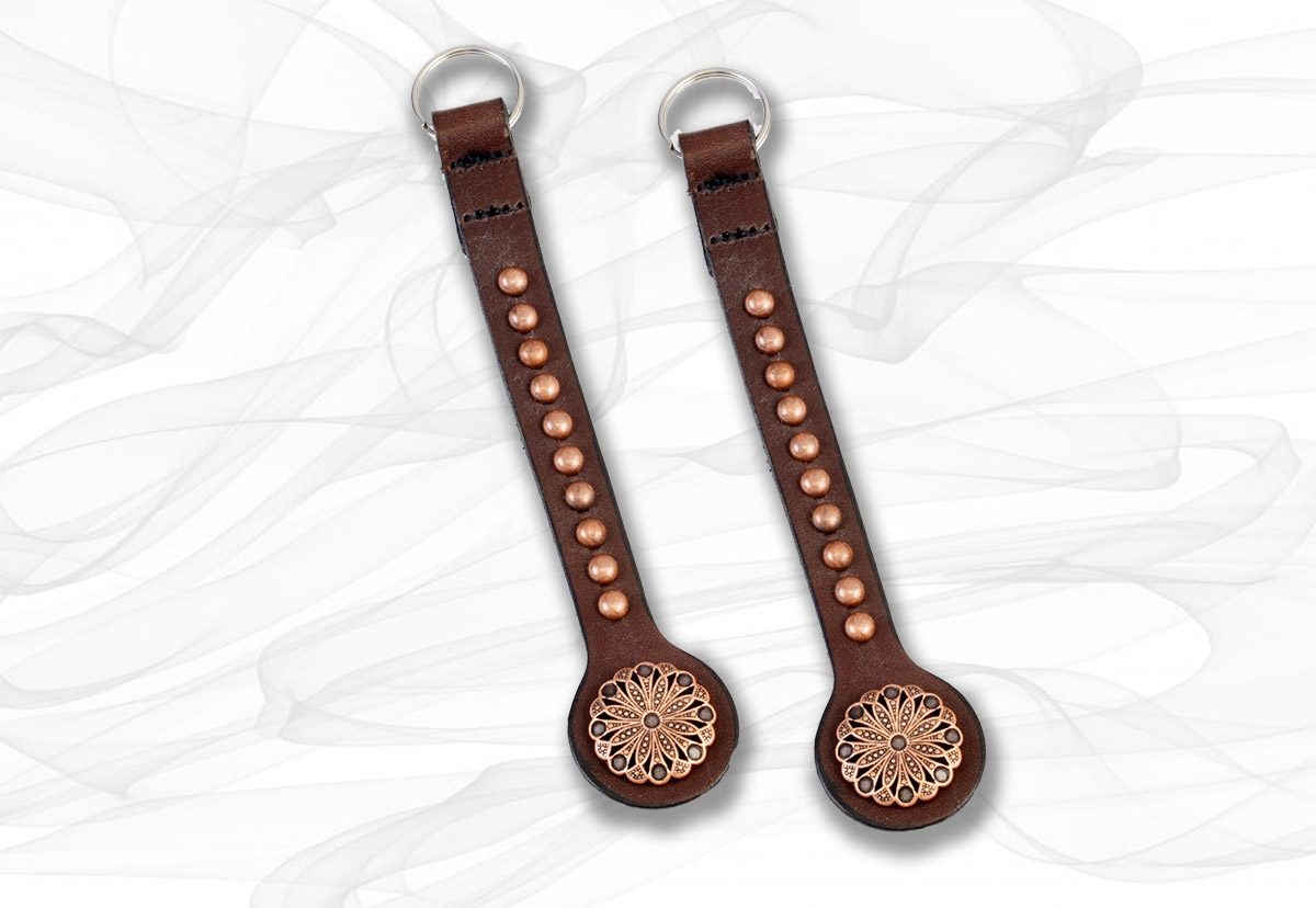 Copper Sunrise Key Fob - The Bitless Bridle by Dr. Robert Cook